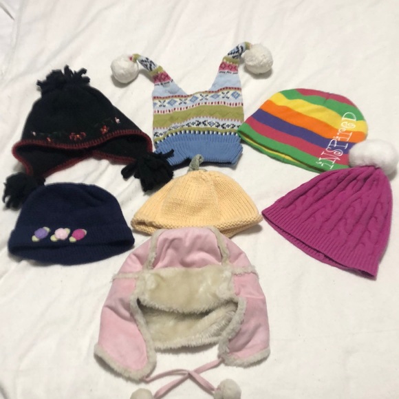 varied | Accessories | 8 Adorable Little Girl Winter Hats | Poshmark